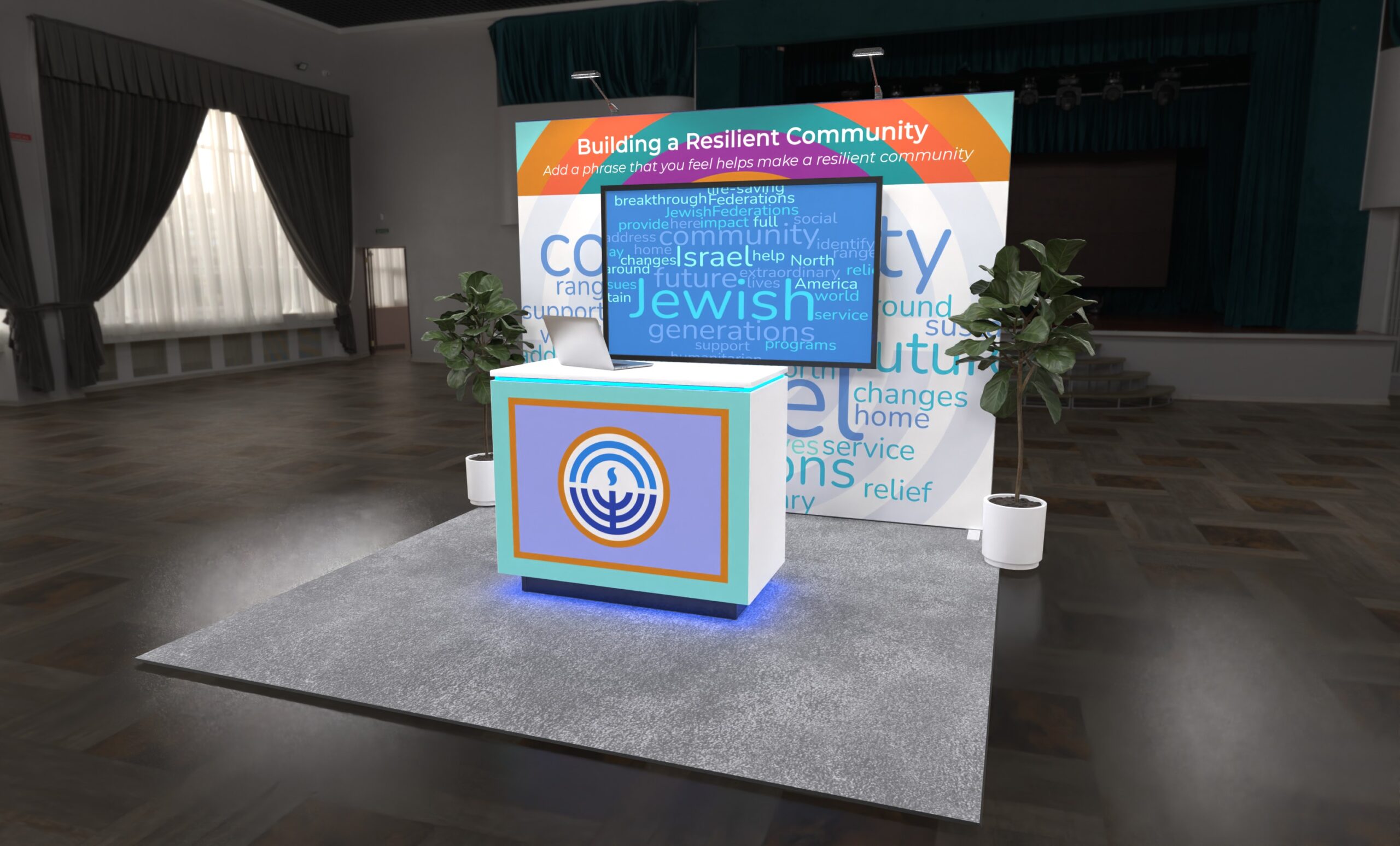 Jewish Federation Event - Skyline San Diego Designs